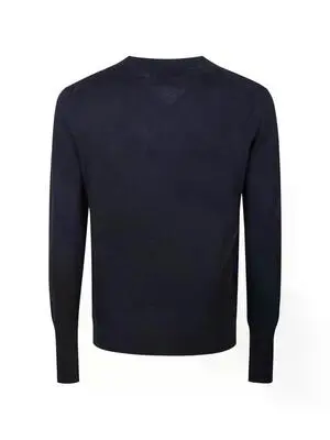 BALLANTYNE Argyle V-neck Sweater