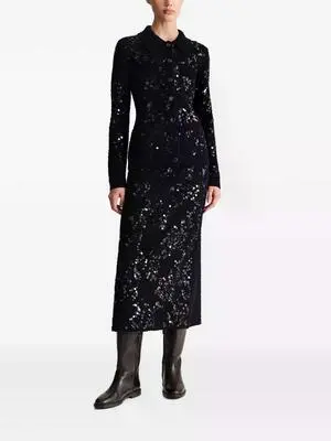 Cara Cara Adelaid Sequin-embellished Cardigan - Black