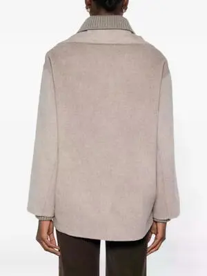 P.a.r.o.s.h Quilted-panel Layered Jacket