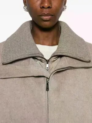 P.a.r.o.s.h Quilted-panel Layered Jacket