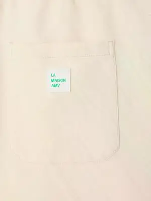 American Vintage Afaz Drawstring-waist Shorts - Neutrals