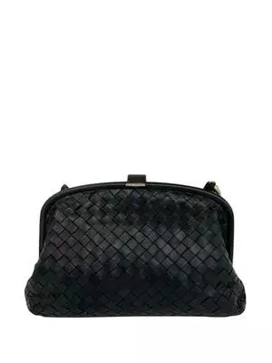 Bottega Veneta 1970-1980 Nappa Intrecciato Chain Crossbody Bag