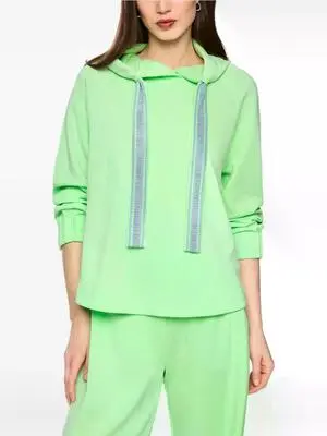MARCCAIN Logo-tape Raglan-sleeve Hoodie