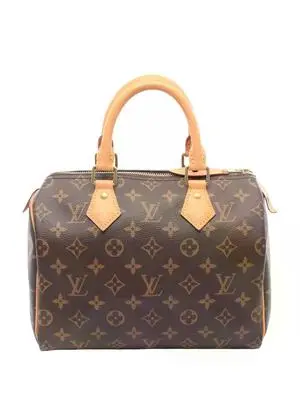 LOUIS VUITTON 2000-2010 Monogram Speedy 25 Boston Bag - Brown