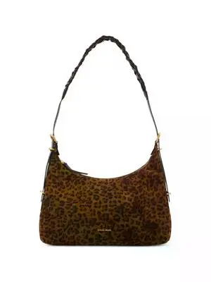 Vanessa Bruno Jess Leopard-print Shoulder Bag - Brown