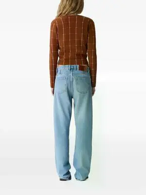 Guest In Residence Jane Check-pattern Button-up Cardigan