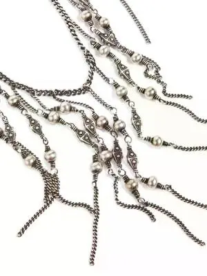 ANN DEMEULEMEESTER Beaded Curb-chain Necklace