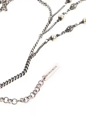 ANN DEMEULEMEESTER Beaded Curb-chain Necklace