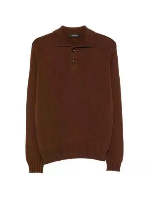 Tagliatore Raglan-sleeves Polo Shirt - Brown