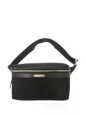 Saint Laurent 2016-2026 Canvas City Belt Bag - Black