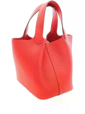 Hermès 2026 Clemence Picotin Lock 18 Handbag - Red