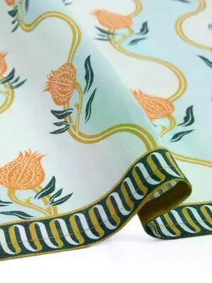 La DoubleJ Melograno Placee Floral-print Napkins