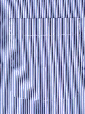 SALON C. LUNDMAN Striped Cotton Shirt