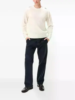 CYCLE Omar Crew-neck Sweater - Neutrals