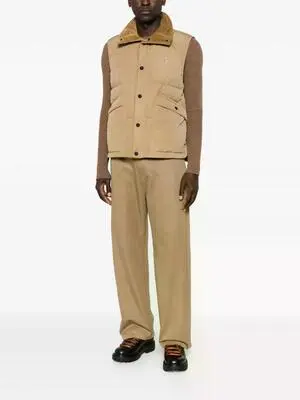 Moncler Evans Quilted High-neck Gilet - Neutrals