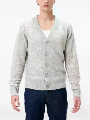 CYCLE Ivan Brushed-knit Button-up Cardigan