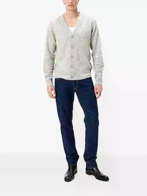 CYCLE Ivan Brushed-knit Button-up Cardigan