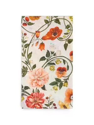 La DoubleJ Botticelli Floral-print Napkins - Neutrals