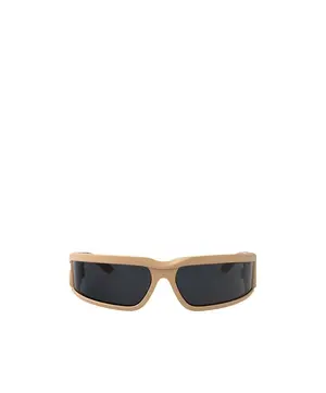 Dolce & Gabbana Dolce Gabbana Eyewear Rectangular Frame Sunglasses - Black