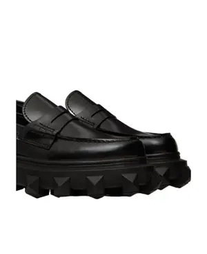 Valentino Garavani Trackstud Slip-on Loafers