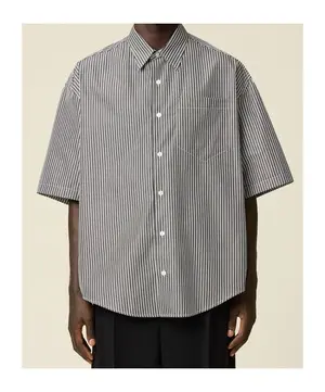 AMI Paris Striped Cotton Shirt