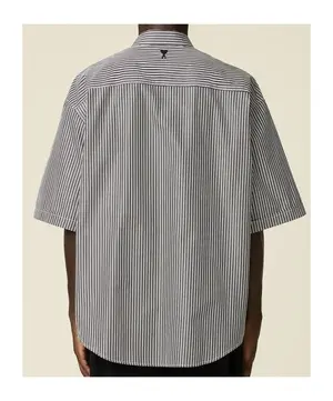 AMI Paris Striped Cotton Shirt