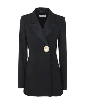 Dries Van Noten Long Sleeved Suit Jacket - Black