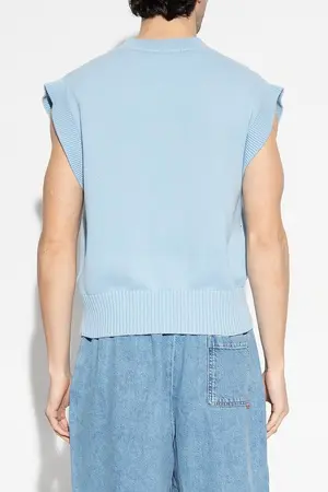 AMI Paris De Coeur V-neck Vest