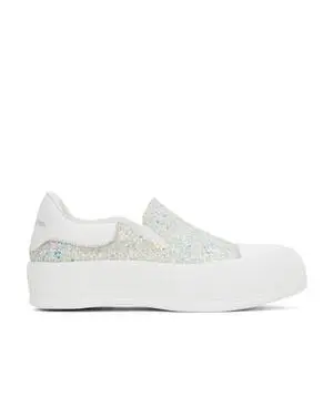 Alexander McQueen Glitter Slip-on Sneakers