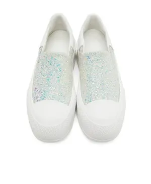 Alexander McQueen Glitter Slip-on Sneakers