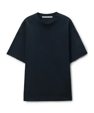 Alexander Wang Logo Cotton T-shirt - Black