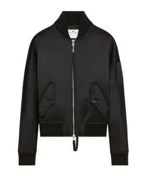 COURREGES Courrèges Scuba Satin Bomber Jacket