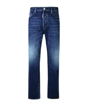 Dsquared2 Straight Leg Slim Jeans - Blue