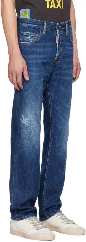 Dsquared2 Straight Leg Slim Jeans