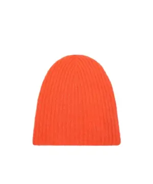 ROBERTO COLLINA Ribbed Knit Hat - Orange
