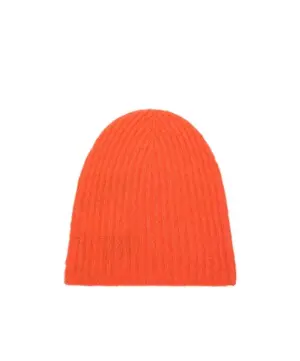 ROBERTO COLLINA Ribbed Knit Hat - Orange
