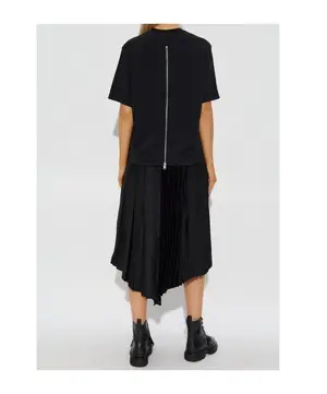 ALLSAINTS Jax Pleated Midi Dress