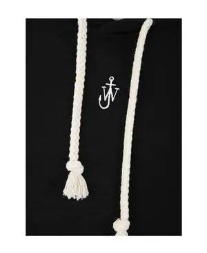 J.W.ANDERSON Jw Anderson Logo Motif Embroidered Drawstring Hoodie