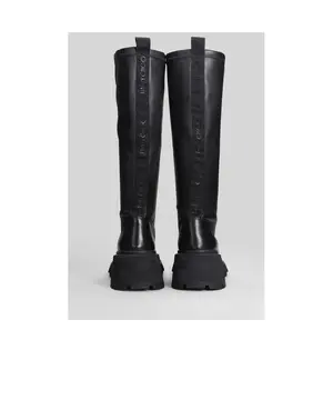 JIMMY CHOO Round Toe Zipped Boots