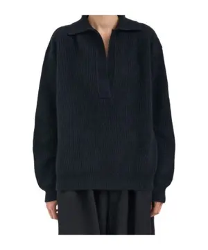 UMA WANG Long-sleeved Sweater - Black
