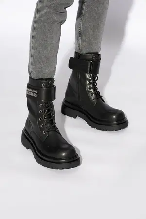 Versace Drew Lace-up Boots