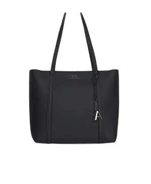 Armani Exchange Logo Shoulder Bag - Black