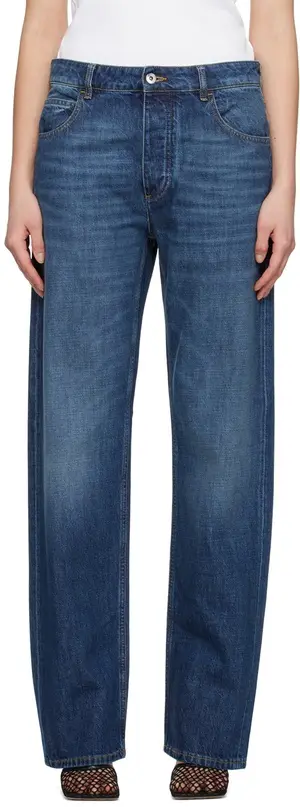 Bottega Veneta Straight-leg Floor-length Jeans