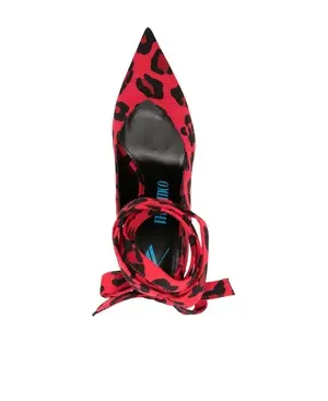 Attico Leopard-print Pointed-toe Pumps