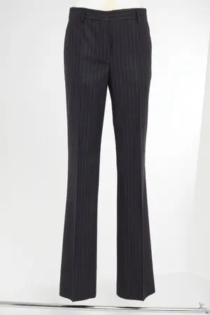 Dries Van Noten Striped Casual Pants - Black