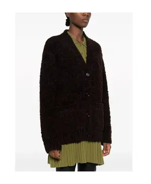 Dries Van Noten Long-sleeved Button Cardigan - Brown