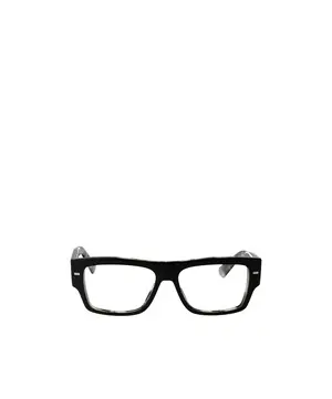 Dolce & Gabbana Dolce Gabbana Eyewear Square Frame Glasses - Black