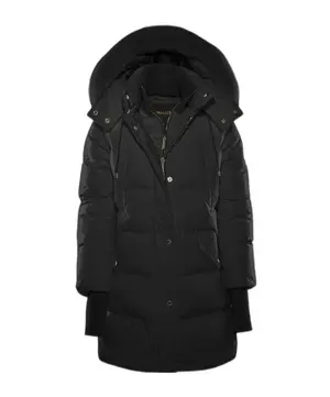 MOORER Hooded Technical Coat - Nero