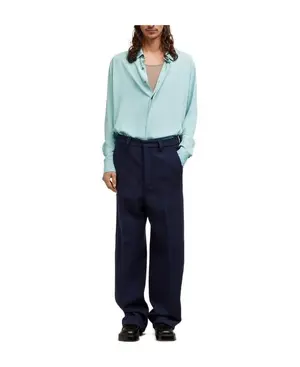AMI Paris Button-up Crepe Shirt
