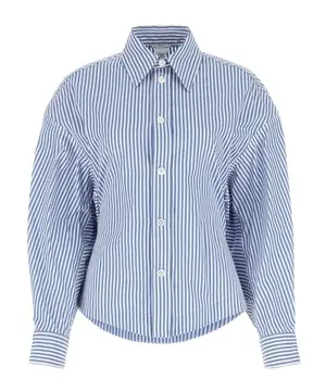 BOTTEGA VENETA Striped Cotton Poplin Shirt